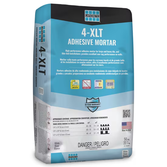 Laticrete 4-XLT Adhesive Mortar - 50 lb. Bag – FALCO + PETRA SURFACES